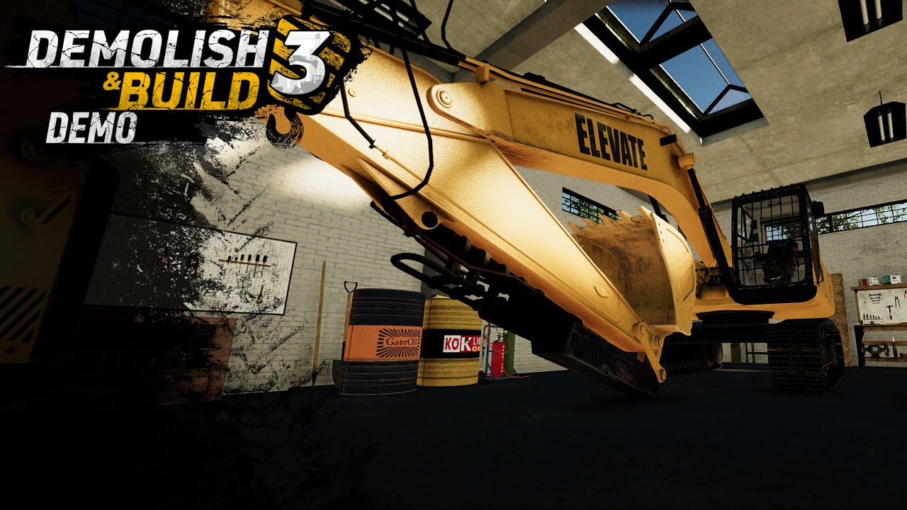 Demolish & Build 3 ⚝ demo ⚝ steam ⚝ simulator ⚝ physics ⚝ destruction ...