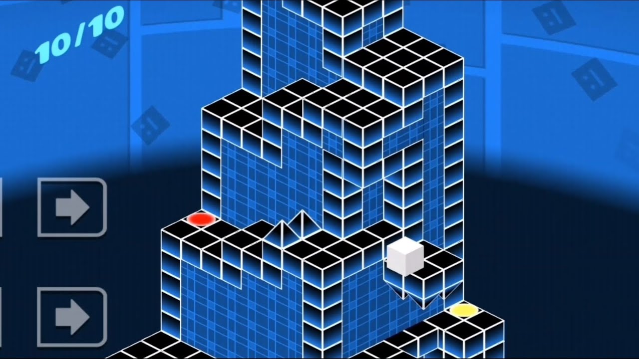 3D? (Geometry Dash) [2.2] ,,CUBE MODE,, By DoudlePositive - YouTube