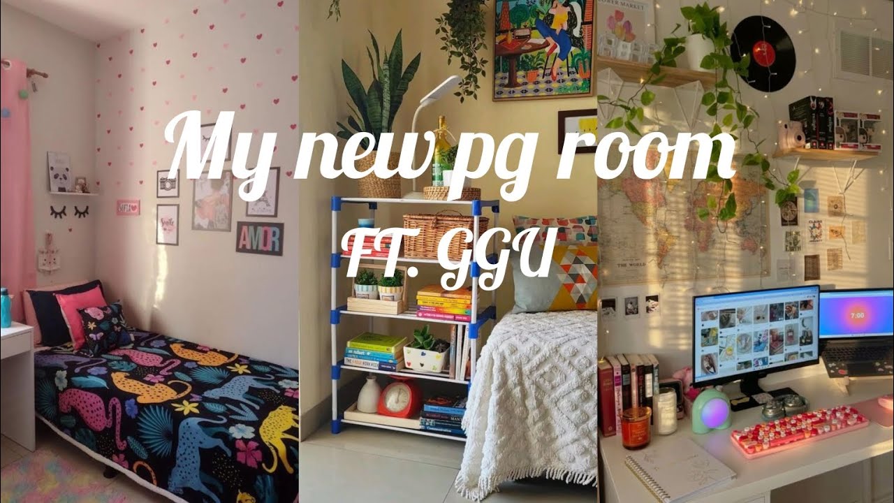 My new pg room tour vlog 🏘|| ft. ggu || Astha under the willow🌼 - YouTube