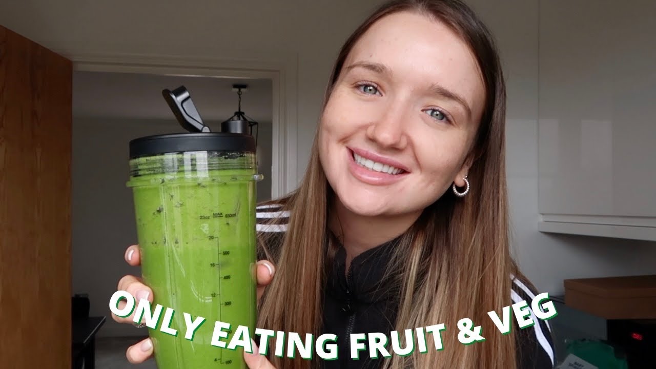 ONLY EATING FRUIT & VEGETABLES FOR 24 HOURS - YouTube