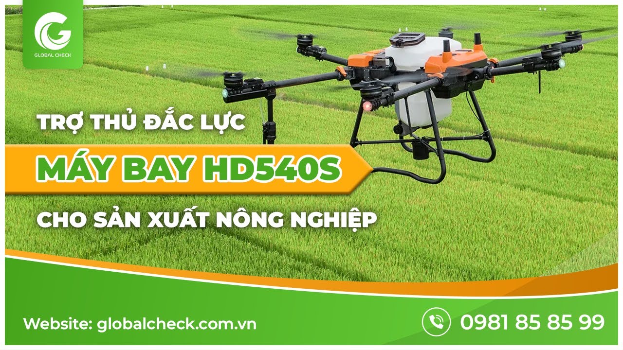 Trợ thủ đắc lực cho sản xuất nông nghiệp - Máy bay nông nghiệp HD540s # ...