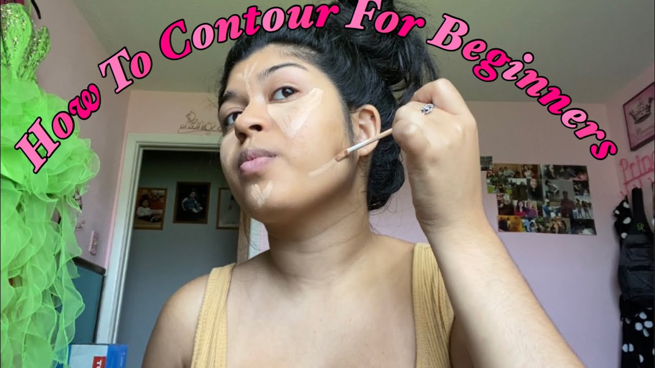 How to Contour For Beginners *round face* - YouTube