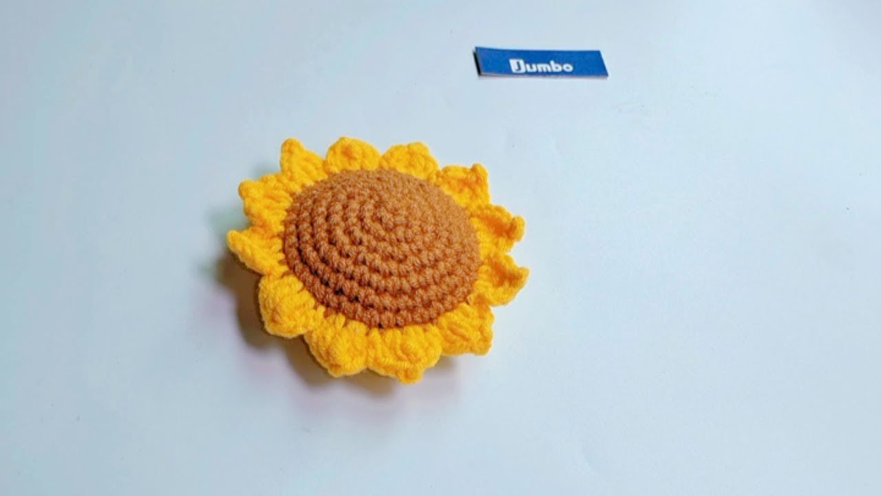 Crochet Sunflower Tutorial - YouTube