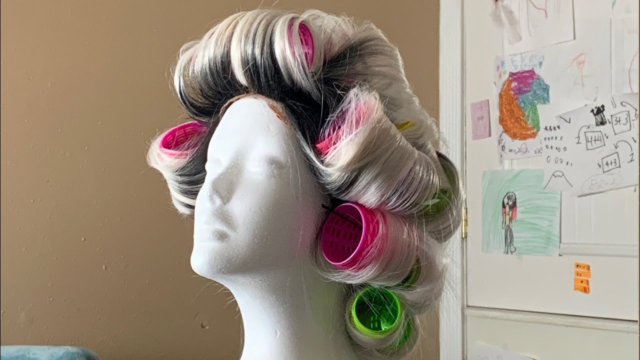 DIY curls for synthetic wig - Steamer - YouTube