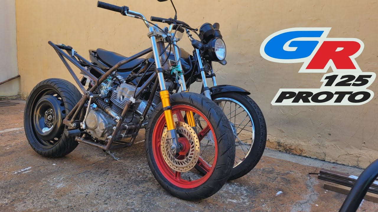 Detalhes da GR 125 (Moto feita em casa) - YouTube