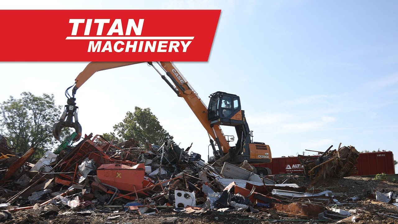 Titan Machinery's Metal Crushing Power - YouTube