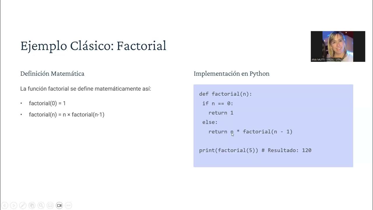 Recursividad en Python - YouTube