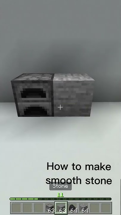 How to make smooth stone? | Minecraft answered - YouTube