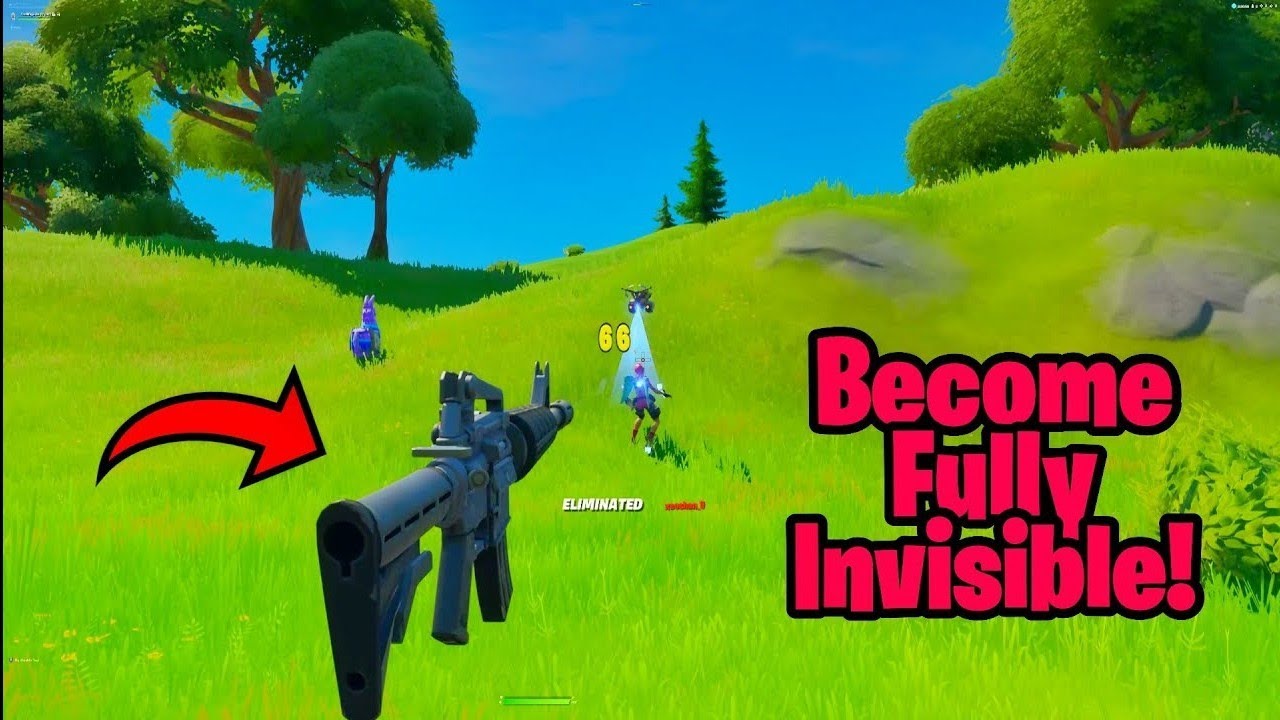 HOW TO BECOME INVISIBLE IN FORTNITE CHAPTER 3 - YouTube