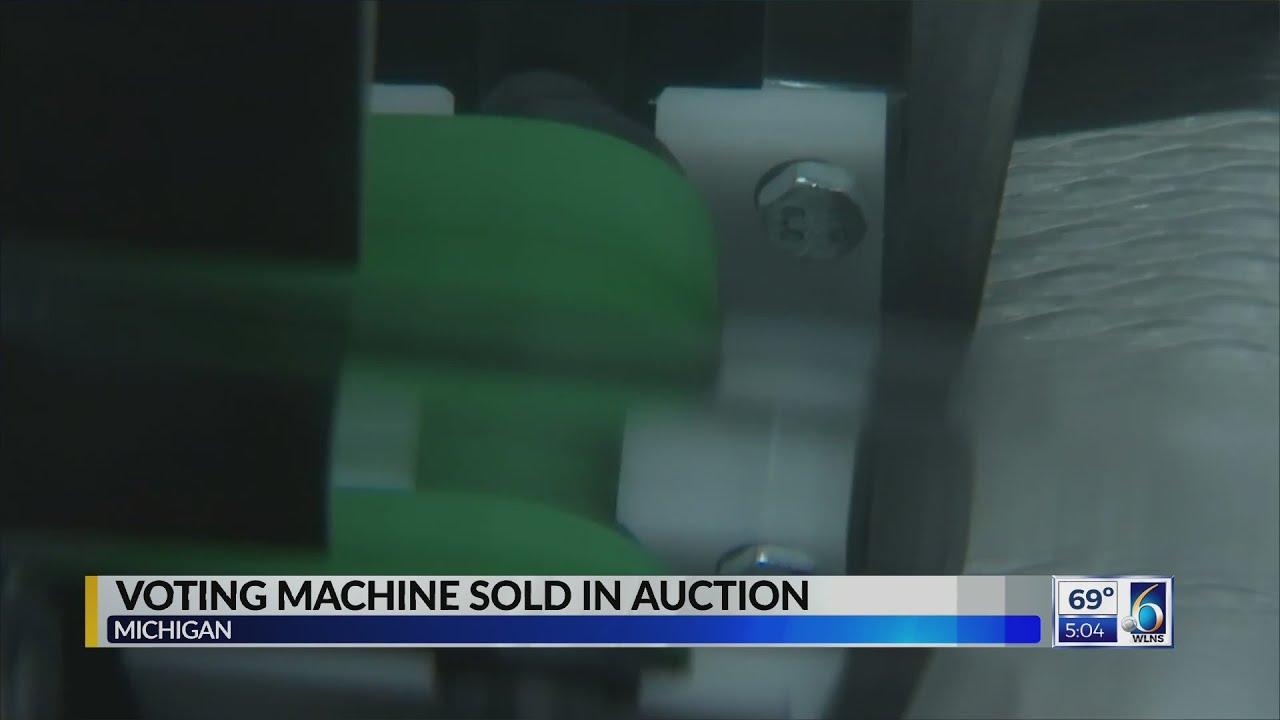 Voting Machine Sold in Auction - YouTube