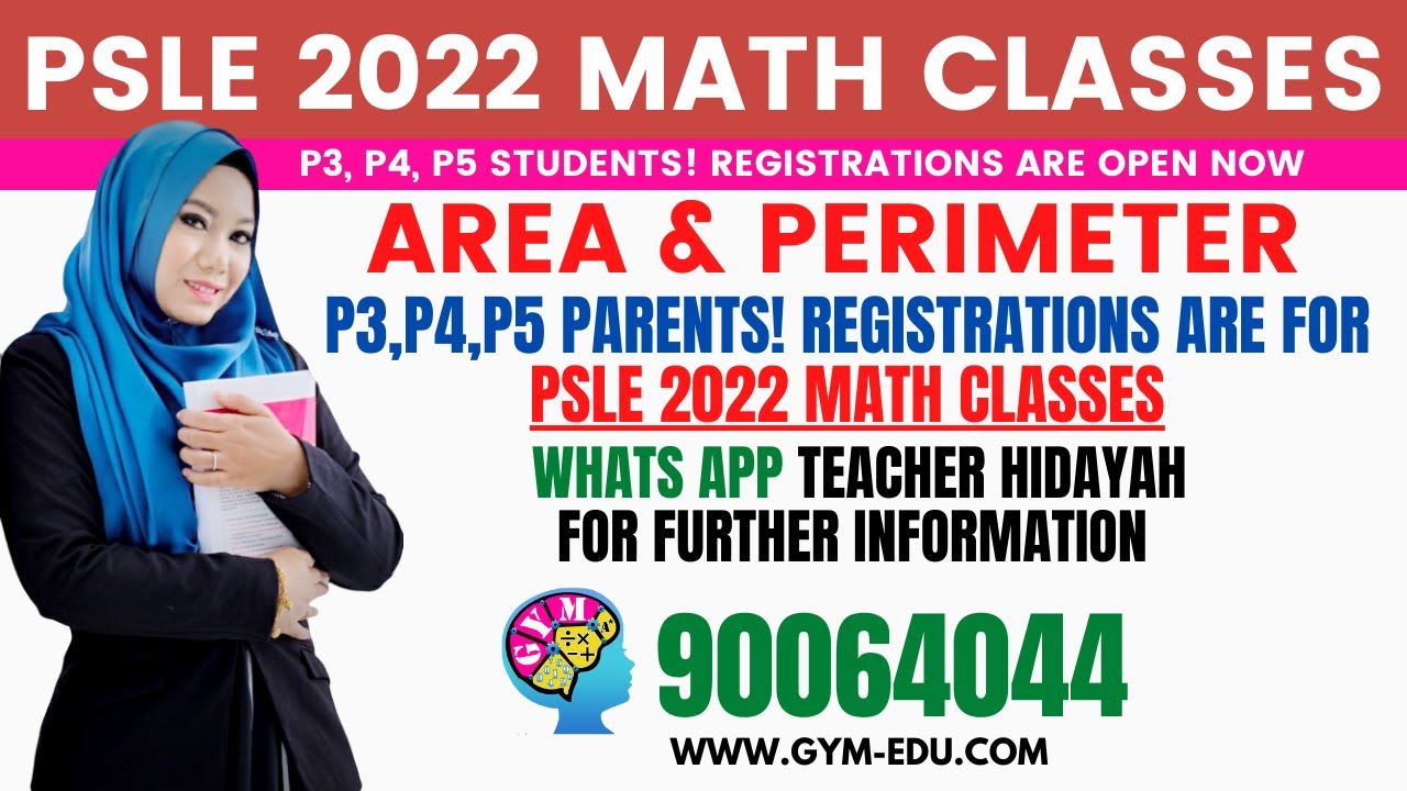 What is Area and Perimeter? | PSLE 2022 Math Coaching Class By Teacher ...