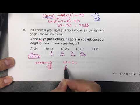 8  Doktrin Sıfırdan Sonsuza Problemler Yaş Problemleri