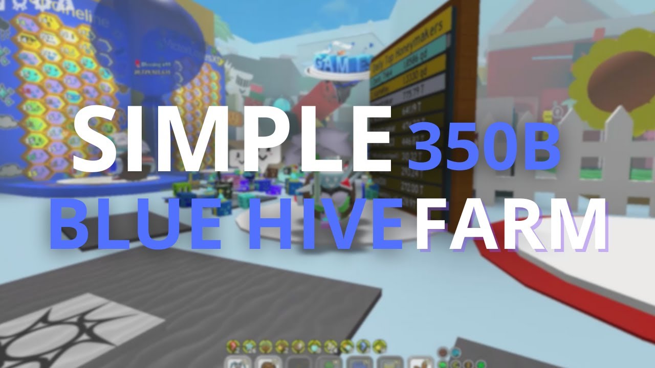 Blue hive Farm | Bee Swarm Simulator - YouTube
