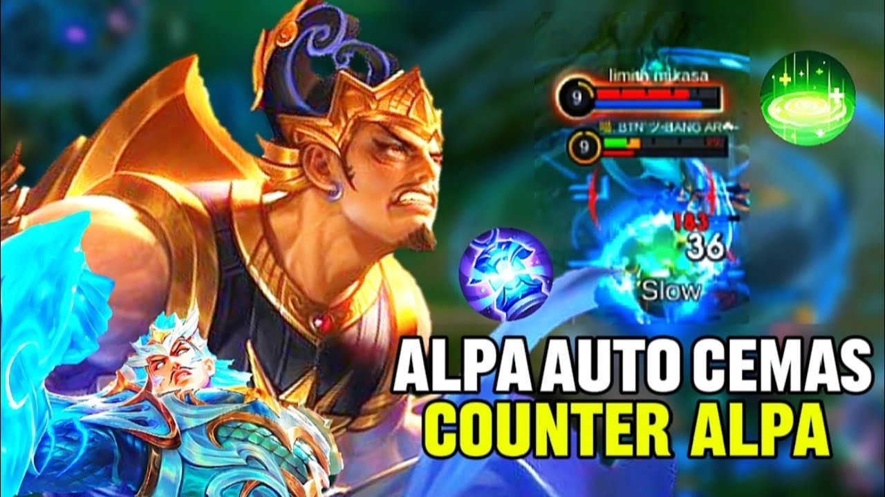 GEMPLAY GATOT KACA COUNTER ALPA||build top global gatot mlbb 2024 - YouTube