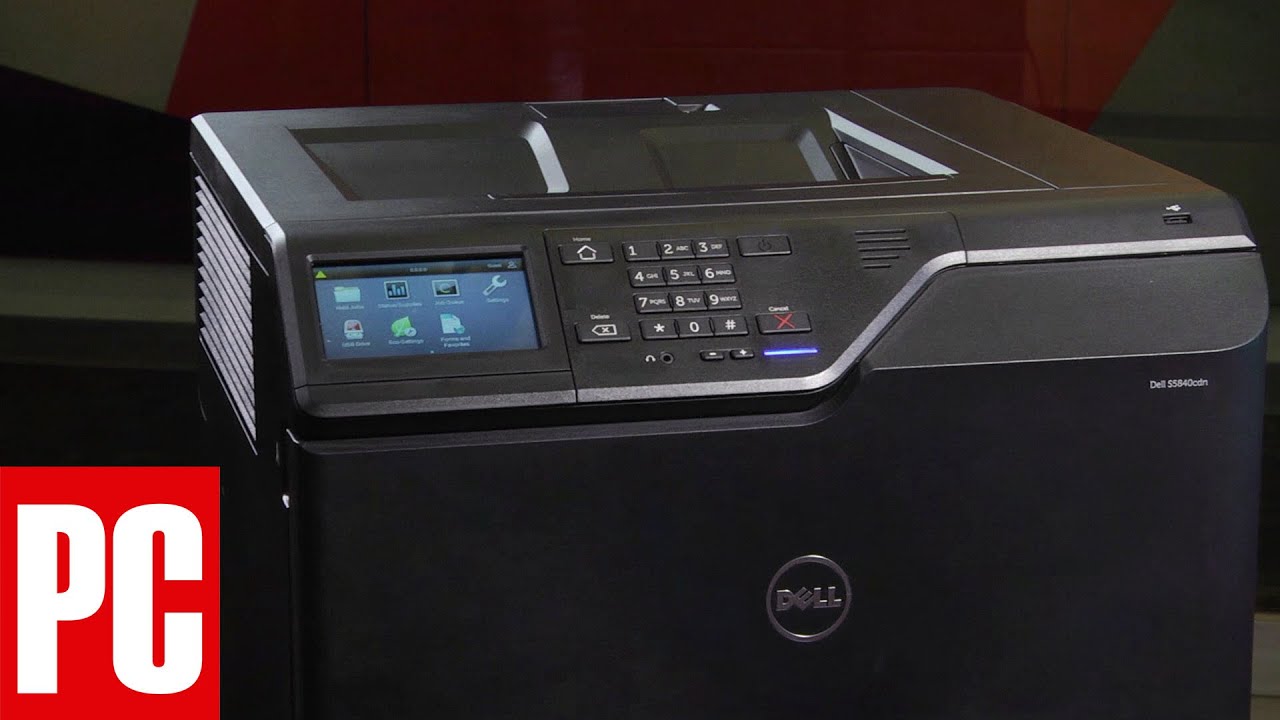 Dell Color Smart Printer S5840cdn Review - YouTube