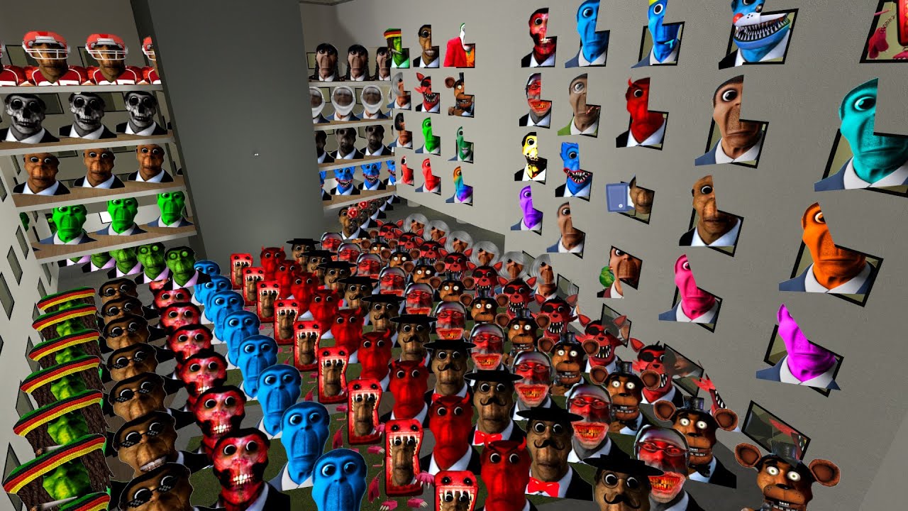 NEWEST OBUNGA FAMILY NEXTBOT PACK IN LIMINAL HOTEL Ultimate Nextbots ...