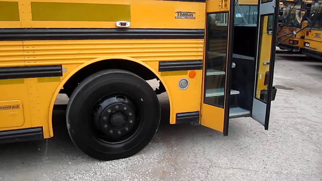 1998 Thomas School Bus walk-around - YouTube