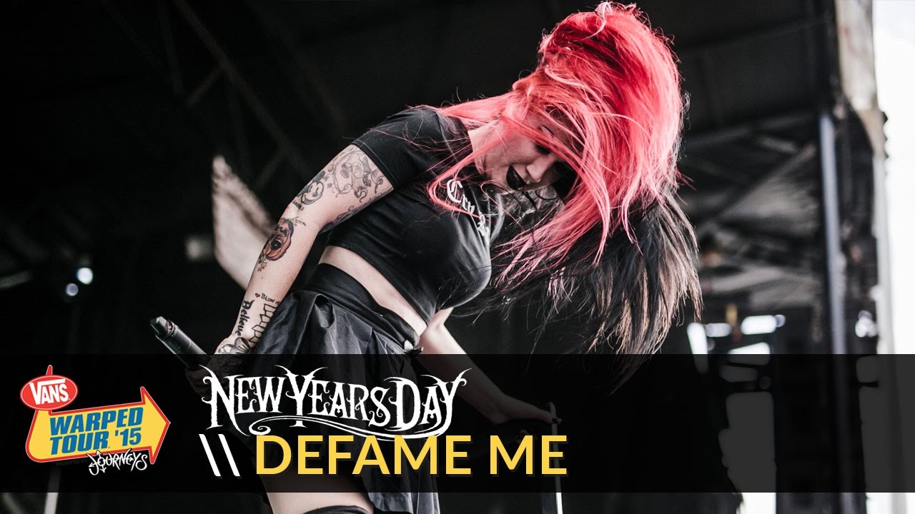 New Years Day - Defame Me (Live 2015 Vans Warped Tour) - YouTube