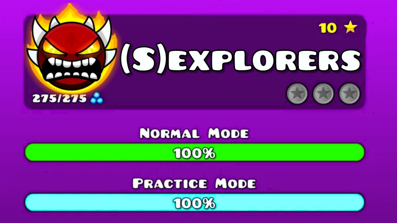 SUPERBUFFING Explorers! - Geometry dash - YouTube