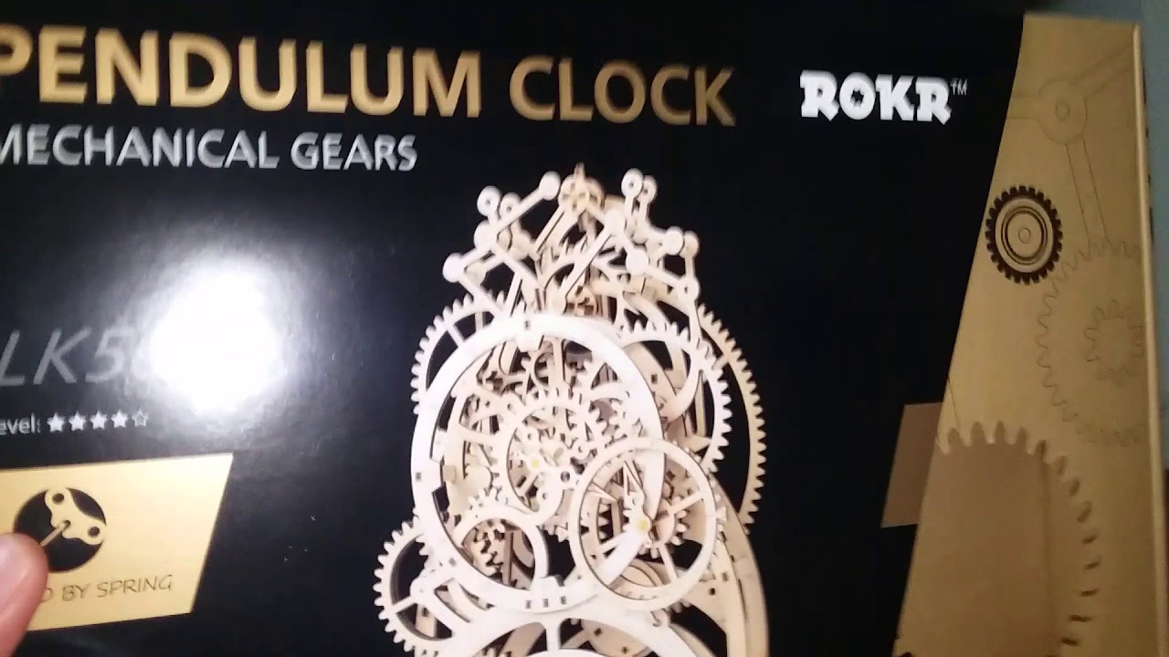 ROKR Wooden pendulum clock - YouTube