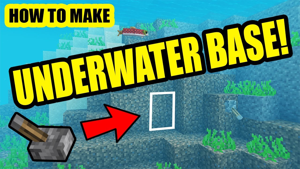 How To Make Underwater Secret Base In Minecraft! (EASY) - YouTube