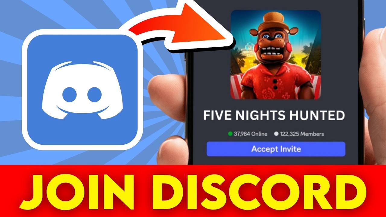 How to Join FIVE NIGHTS HUNTED Discord Server on MOBILE (QUICK & EASY ...