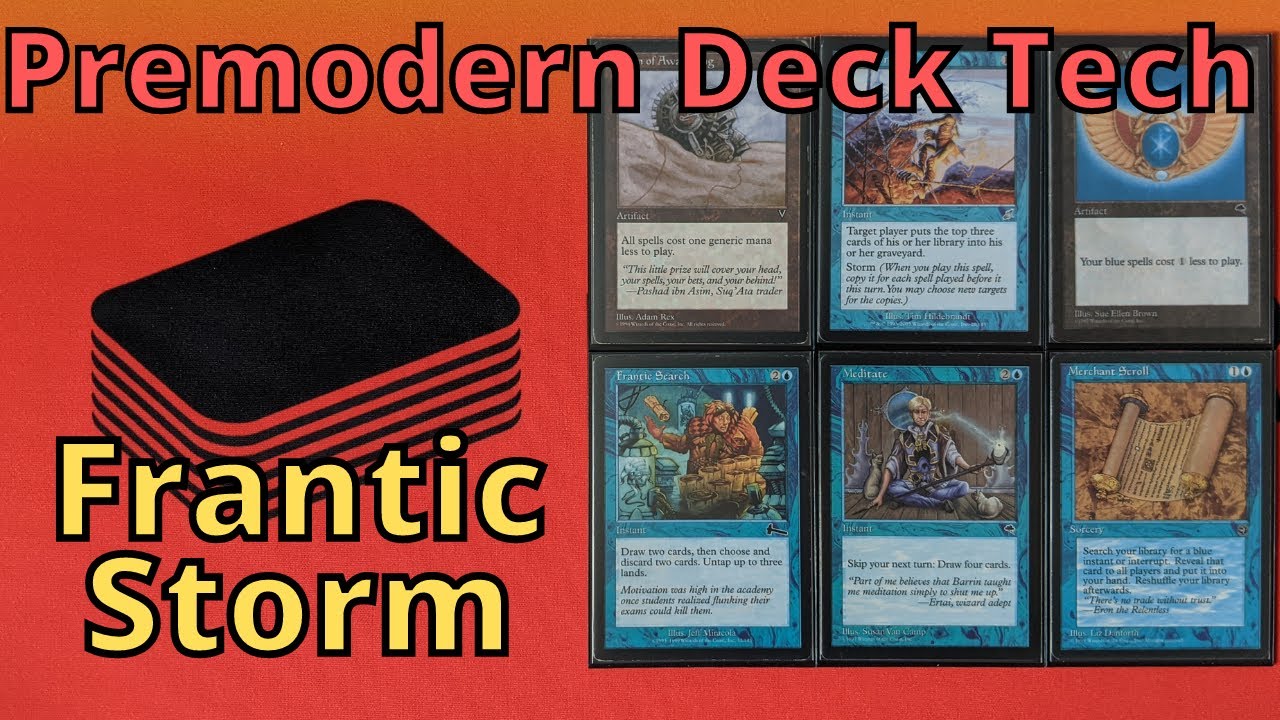 Premodern Deck Tech: Frantic Storm - YouTube