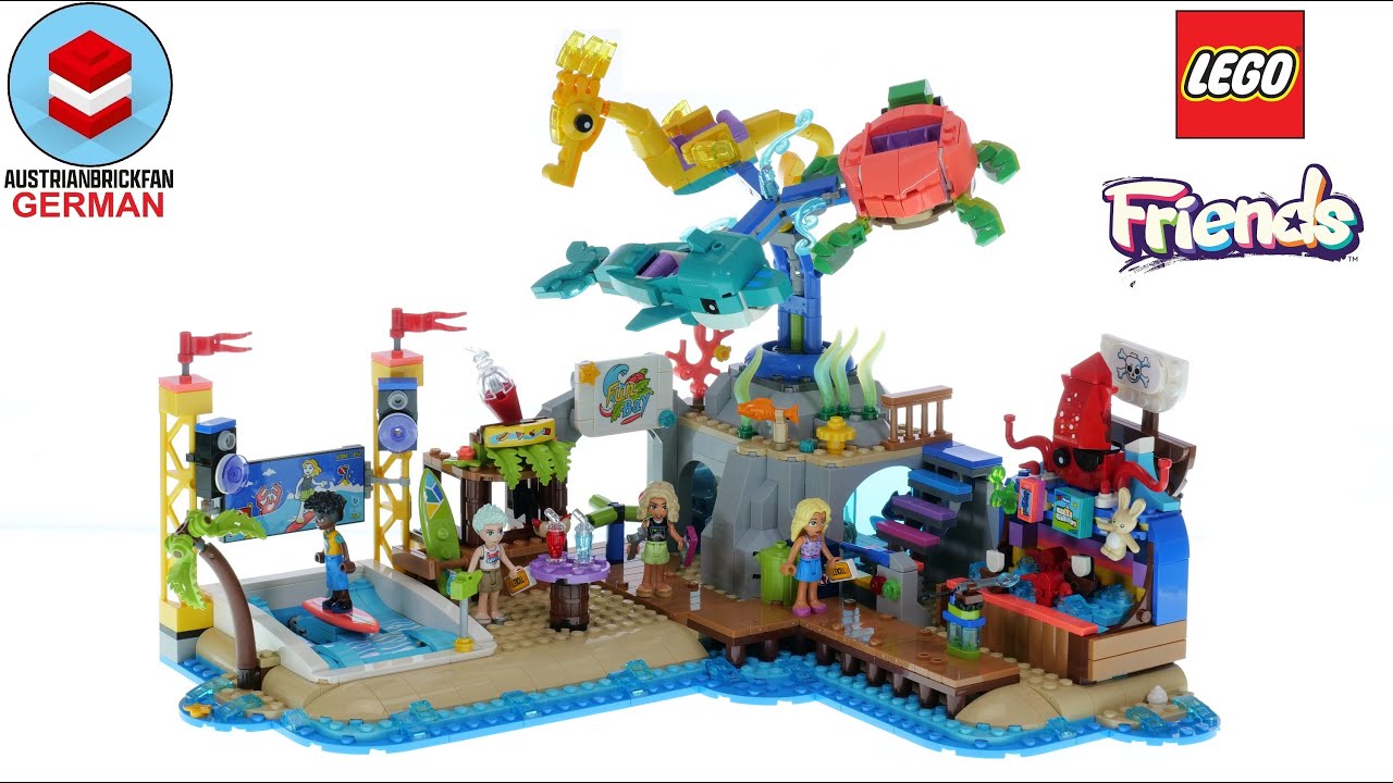 LEGO Friends 41737 Strand Erlebnis Park - LEGO Speed Build Review - YouTube
