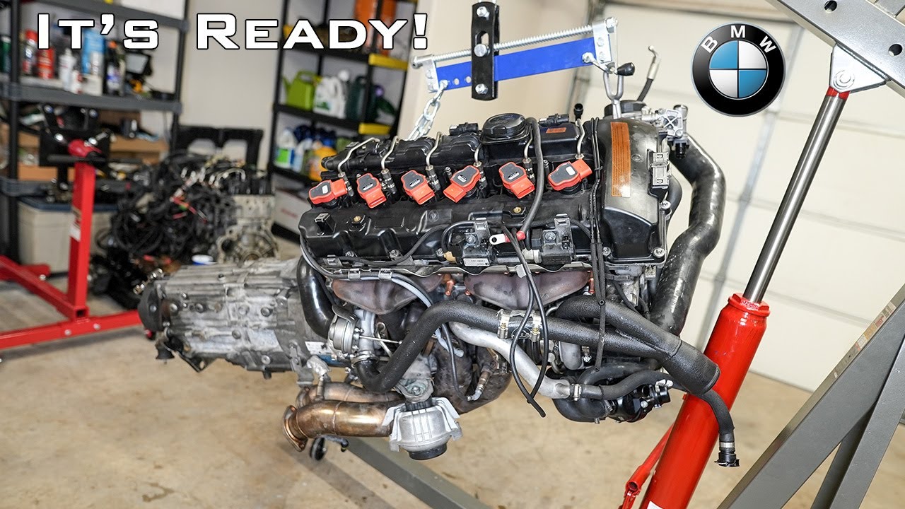 I Changed My BMW Engine At Home! - YouTube
