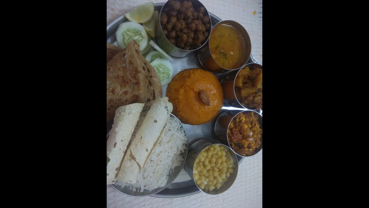 HOW TO MAKE NORTH INDIAN THALI || VEG THALI RECIPE || NORTH INDIAN ...