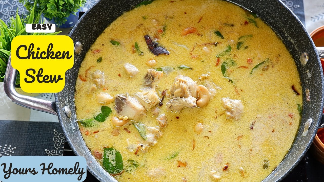 Creamy Chicken Stew | Tasty Chicken Curry Recipe - YouTube