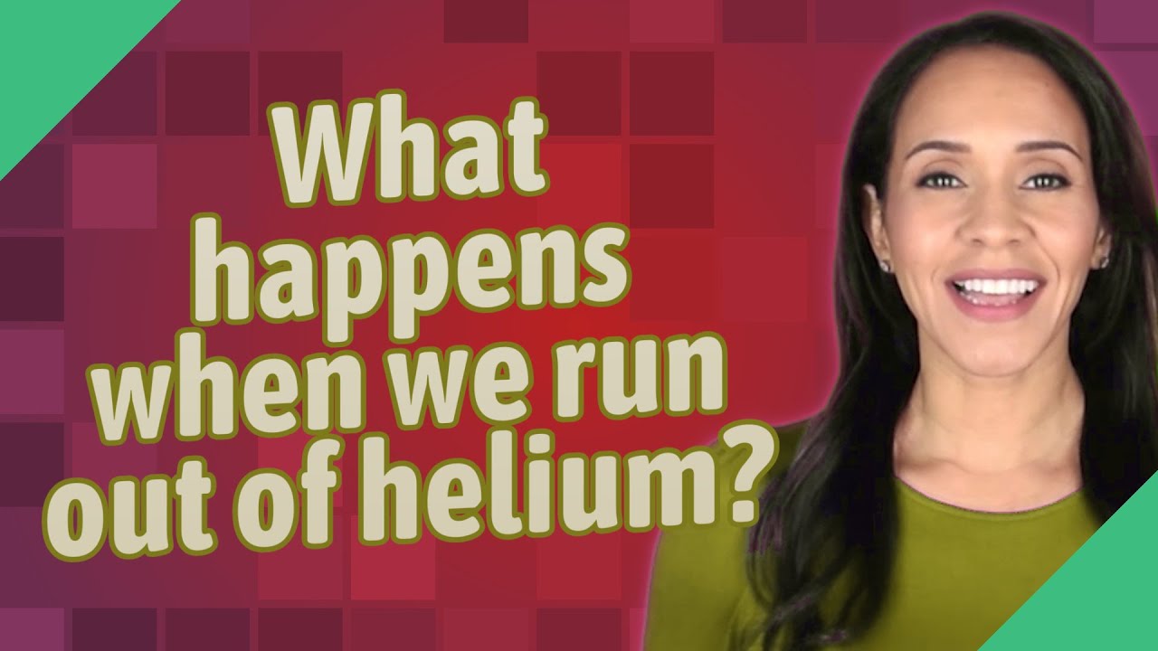 What happens when we run out of helium? - YouTube