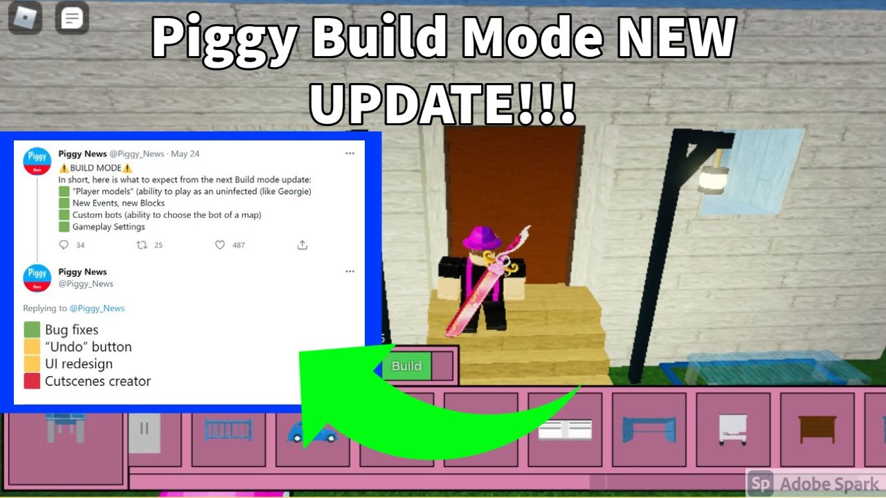 Piggy Build Mode NEW UPDATE!!! Cutscene Creator, New Characters, And ...