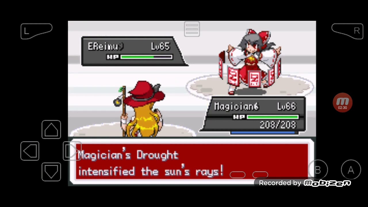 Touhoumon Another World Revised Mono Fire Run - Reimu #3 - YouTube