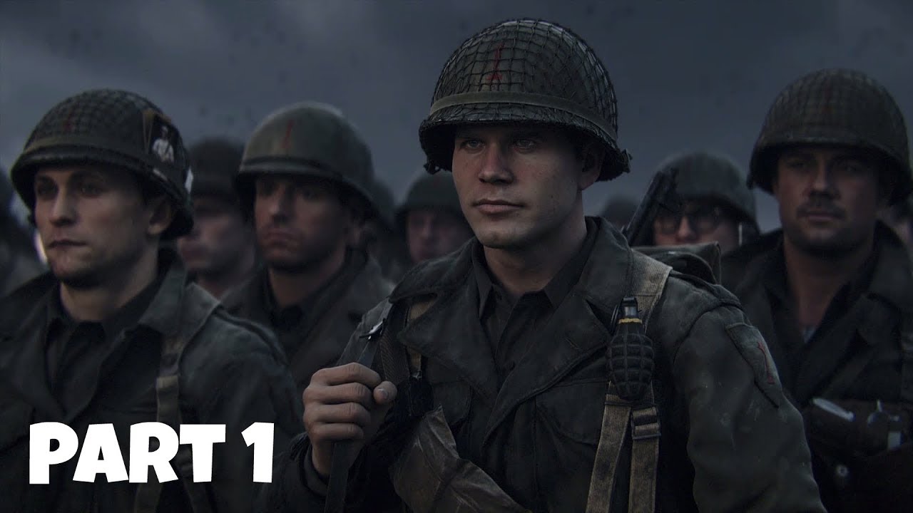 COD WWII | Campaign Walkthrough PART 1 | GTX 1060 | 1080P HD 60FPS ...
