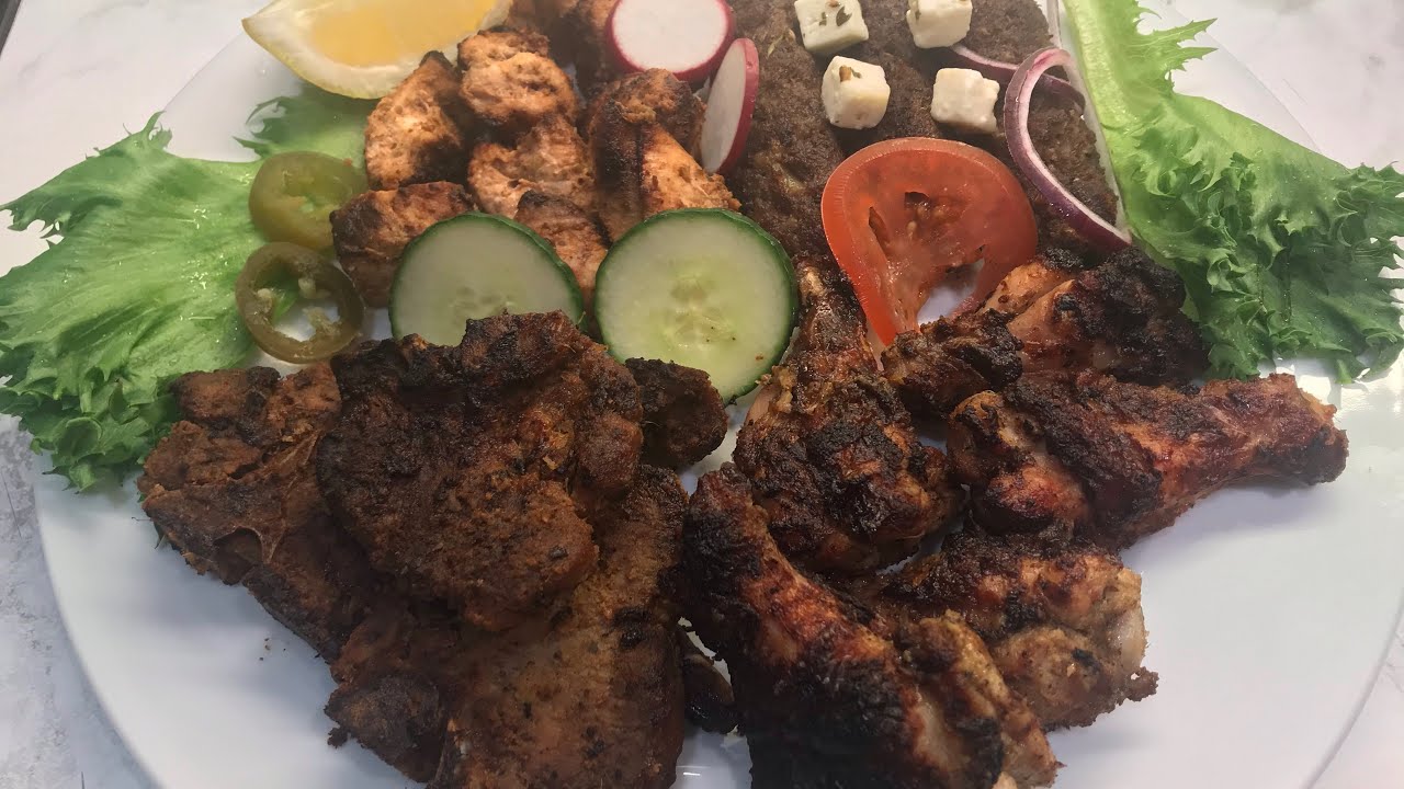 Mix grill plater Restaurant style recipe at home/ yummy and tasty - YouTube