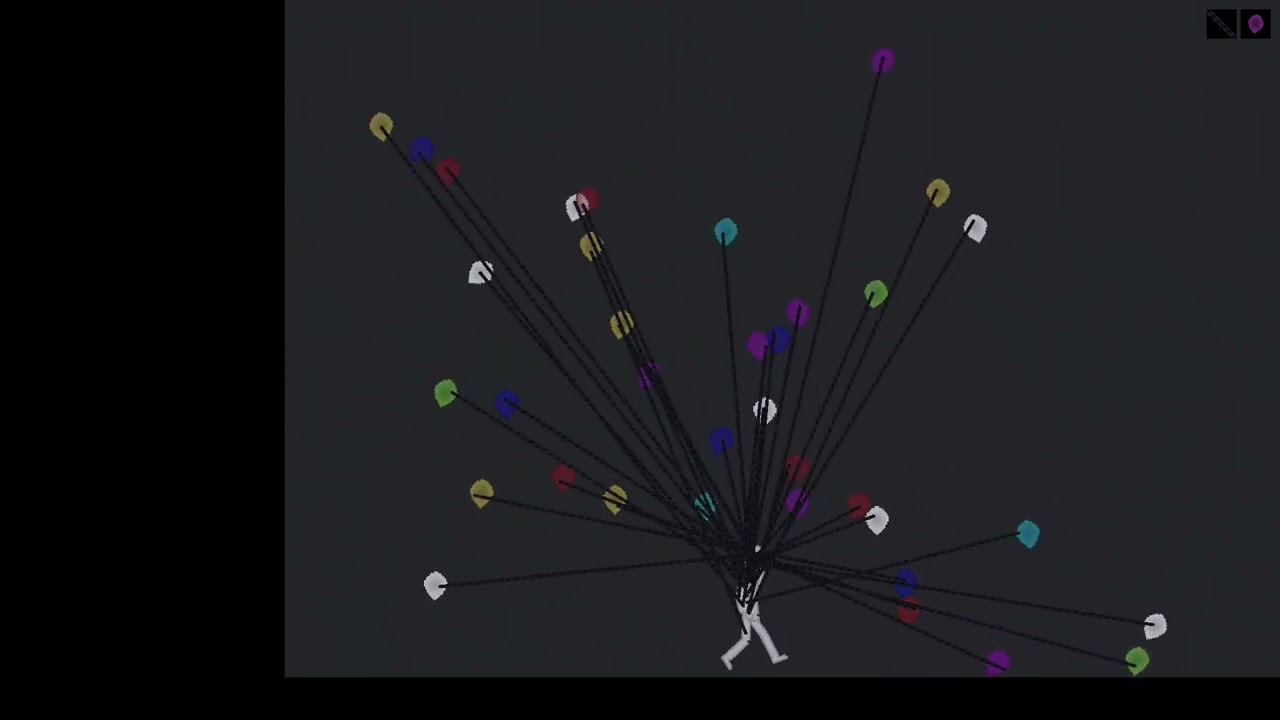 Random balloon experiment People playground - YouTube