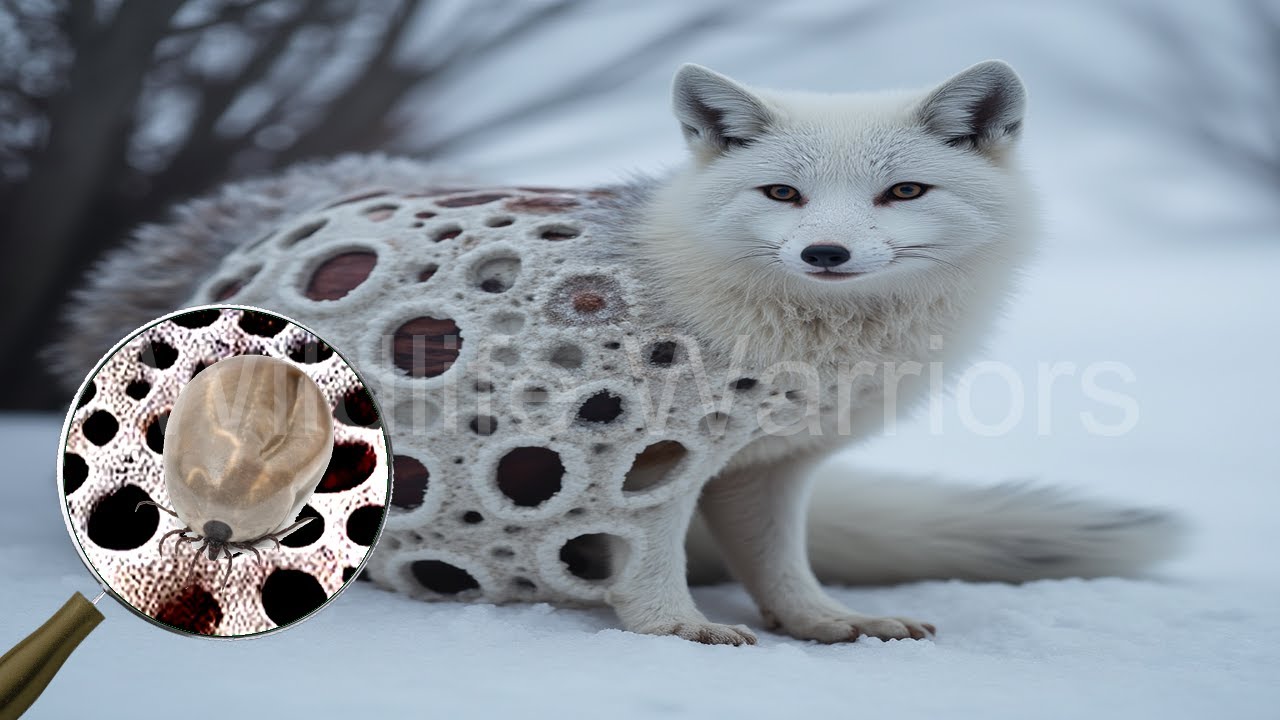 Barnacles Refuse to Let Go, Turning This White Fox Into a Moving Mass ...