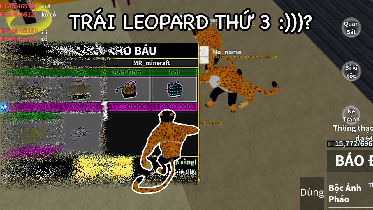 Trái leopard thứ 3 mà mình đã trade đc :00 | Blox Fruits | Ri Nè Tv ...