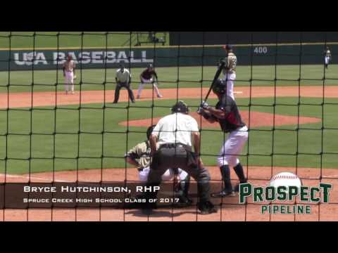 Bryce Hutchinson Prospect Video, RHP, Spruce Creek High School Class of 2017