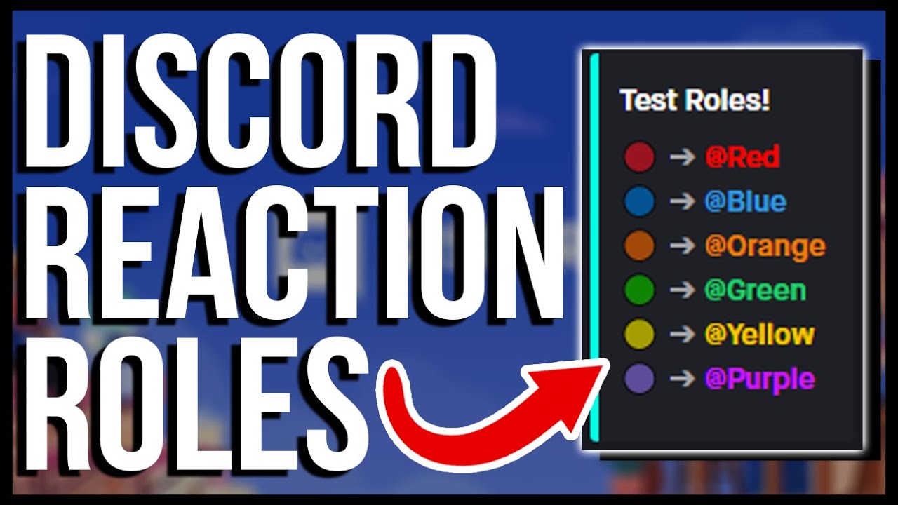 How to Setup CLEAN Reaction Roles in Discord! - YouTube