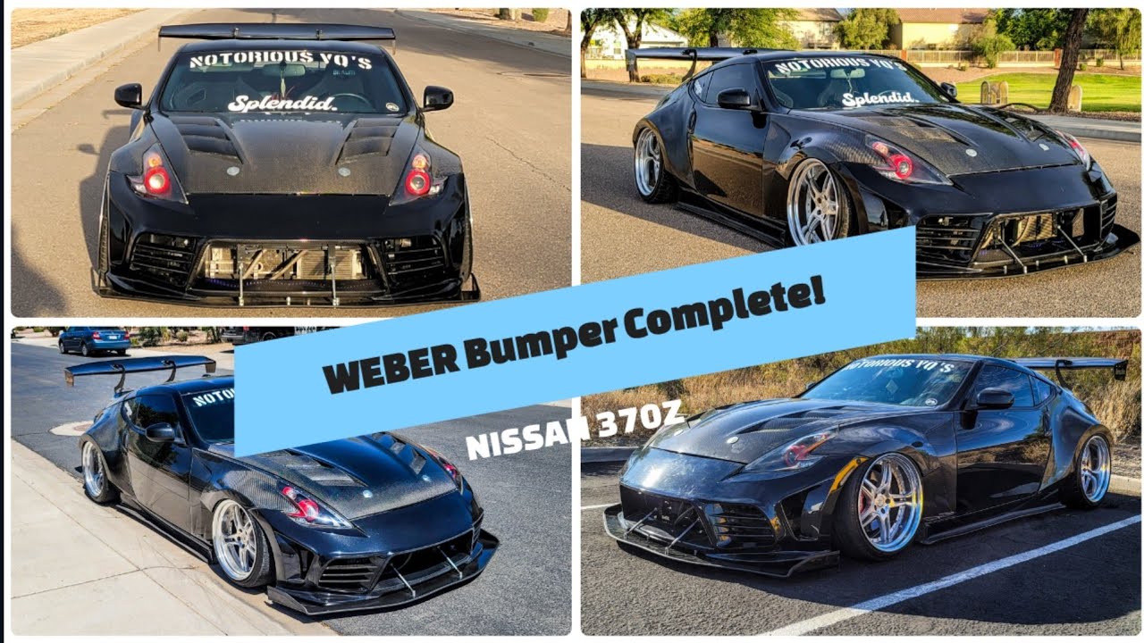 WEBER Bumper Painted and Installed | NISSAN 370Z - YouTube