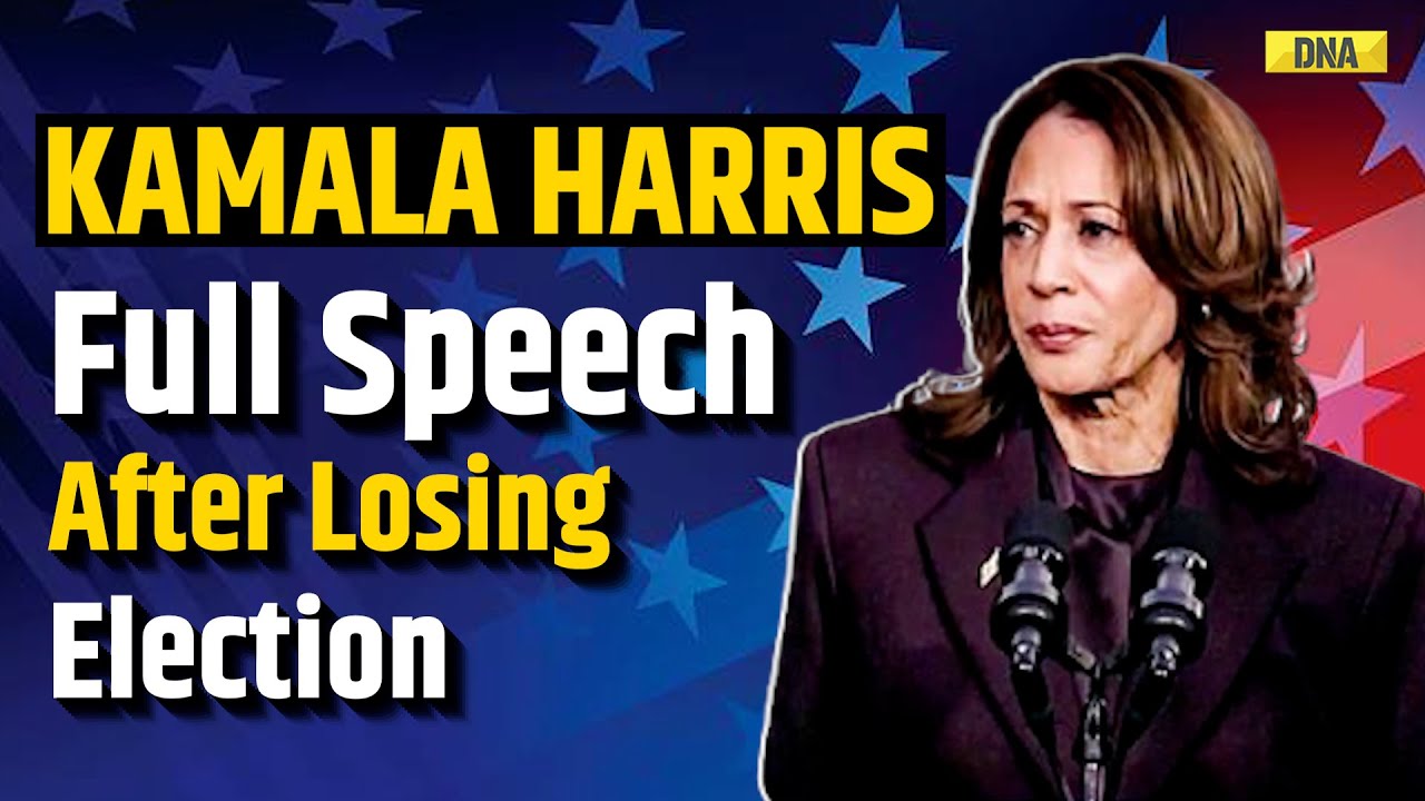 Kamala Harris' Full Speech After Losing To Donald Trump | US Election ...