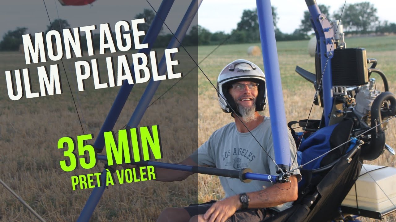 Samson La mouette ULM pendulaire biplace pliable - YouTube