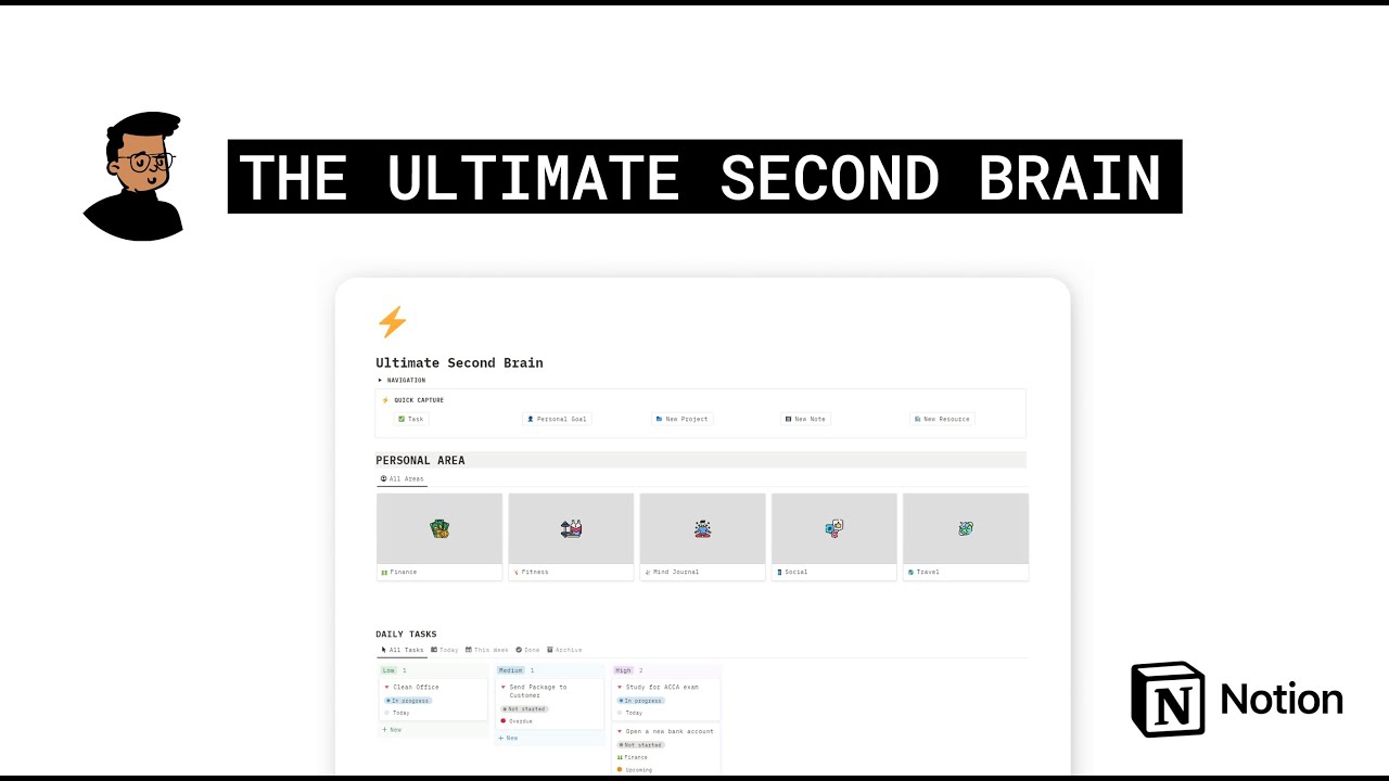 How to use: The Ultimate Second Brain - YouTube