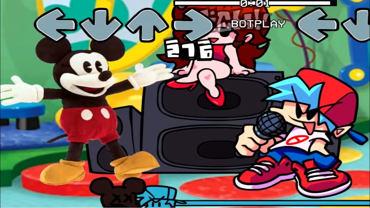 FNF CRAPPOST VS Mickey Puppet (FULL WEEK) - YouTube