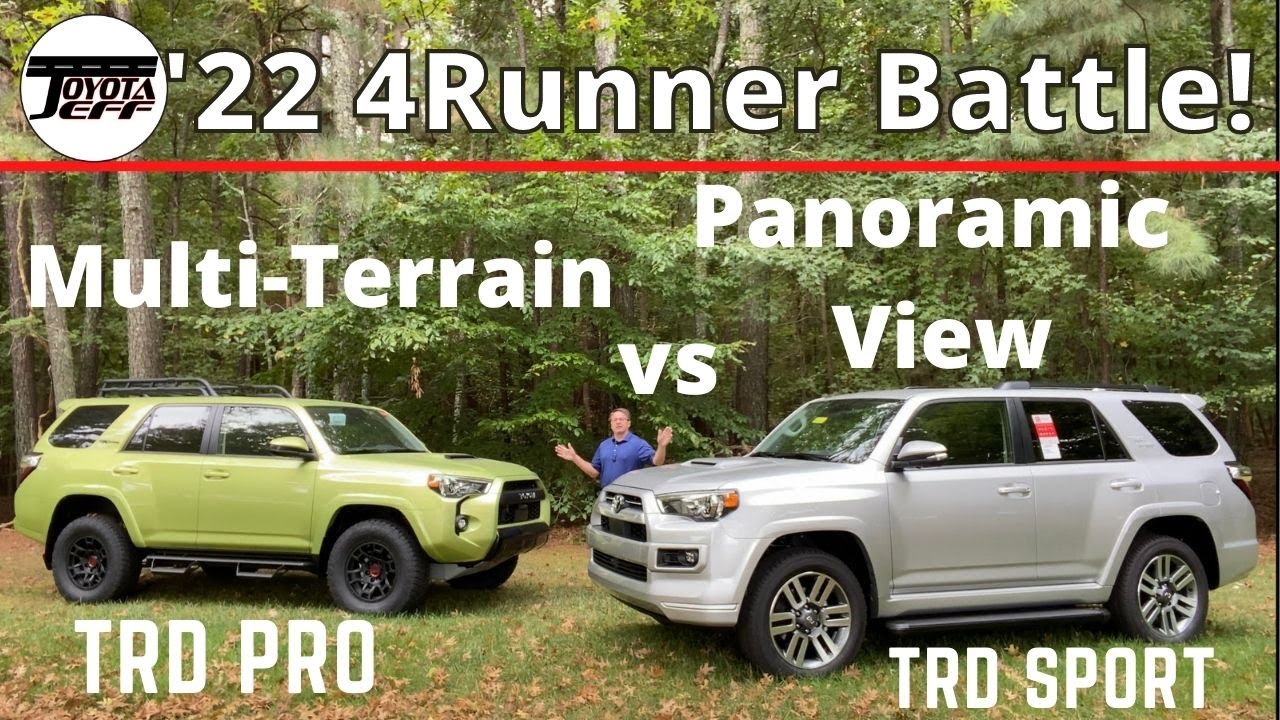 Let's Compare: 2022 4Runner Panoramic View vs Multi-Terrain Monitor ...