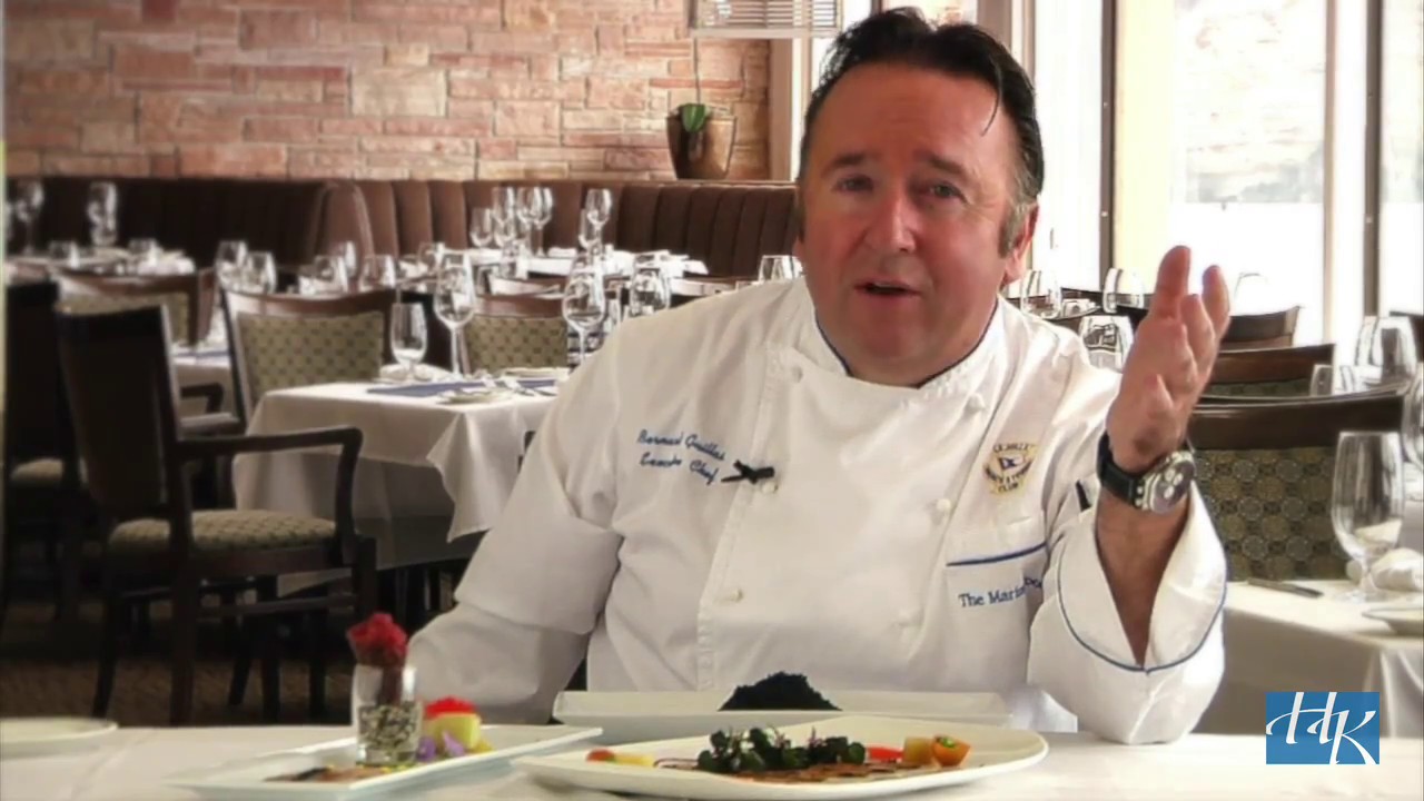 Chef Bernard Guillas of the Marine Room Discussing Hawaii Kai Sea Salt ...