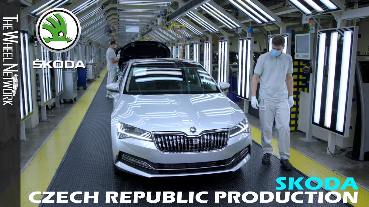 Skoda Superb Production in the Czech Republic (Kvasiny Plant) - YouTube