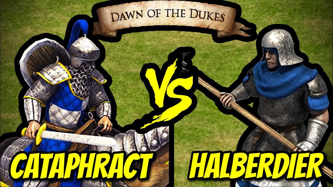 200 Elite Cataphracts vs 1,000 Halberdiers | AoE II: Definitive Edition ...